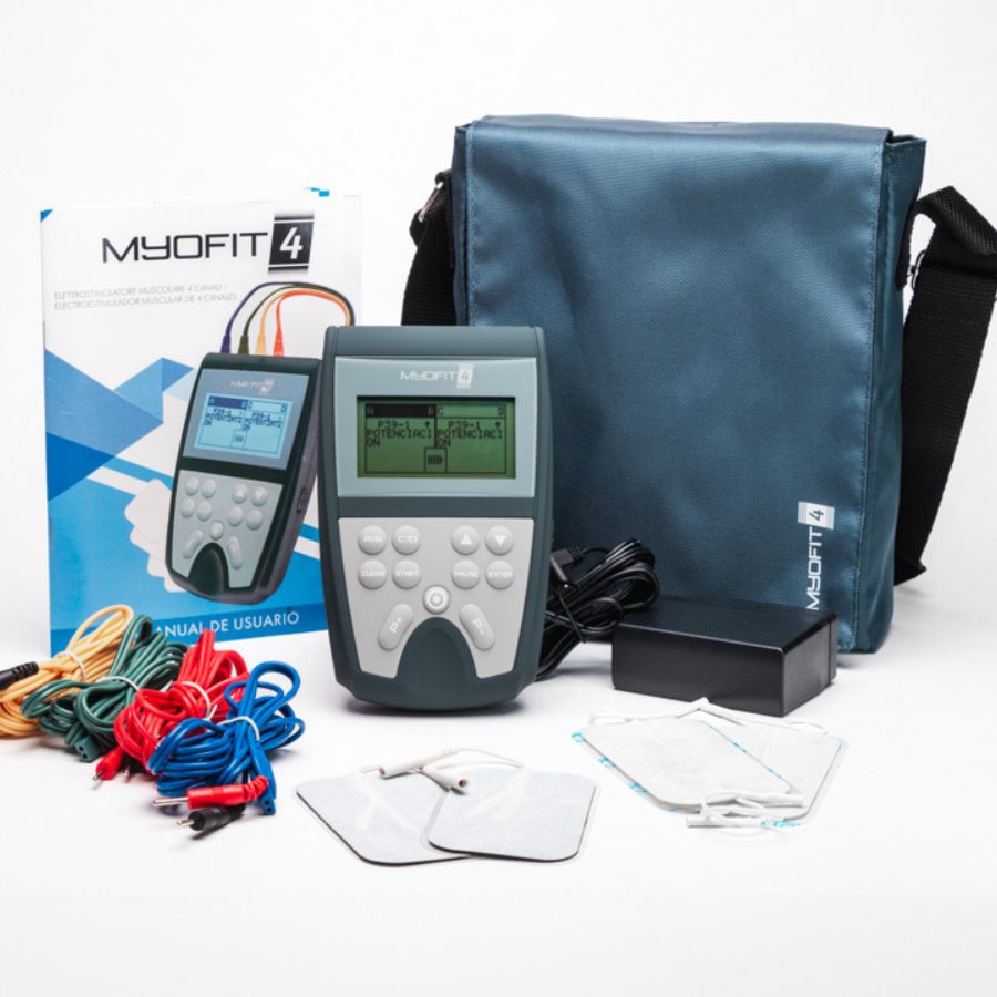 Myofit 4 / Electroestimulador Muscular de 4 Canales – Myofit mx