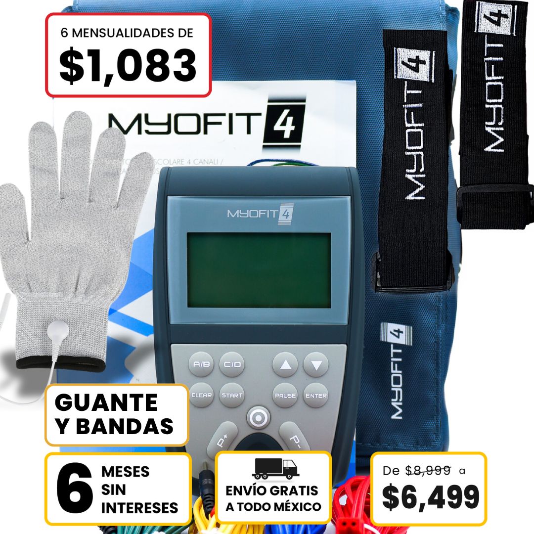 Myofit 4 / Electroestimulador Muscular de 4 Canales – Myofit mx